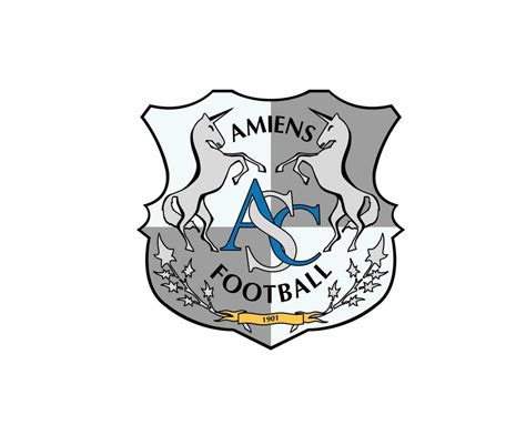 Amiens Club Symbol Logo Ligue 1 Football French Abstract Design Vector