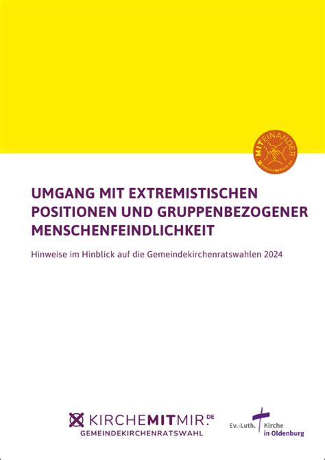Kirche mit mir Wahl 2024 Materialien und Öffentlichkeitsarbeit
