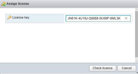 How To Add A License Key To VMware ESXi