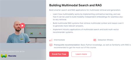 基于weaviate构建多模态检索和多模态检索增强 rag building multimodal search and rag csdn博客