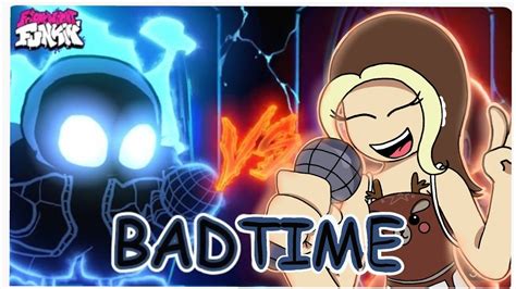 Batalla De Rap En Friday Night Funkin Roblox BAD TIME YouTube