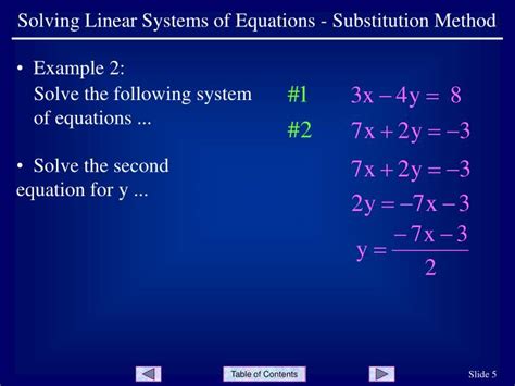 solving systems of equations by substitution process tessshebaylo