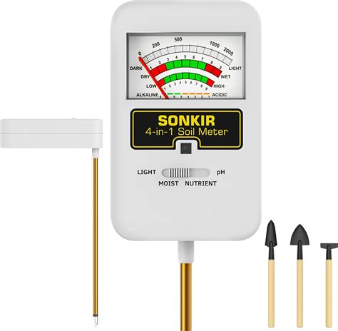 Sonkir Testeur D Humidit Du Sol Testeur De Ph Du Sol En Testeur