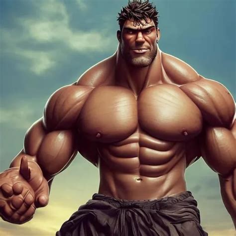 Samoan Man Thick Muscular Fat Huge Big Tall B