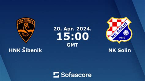 HNK Šibenik vs NK Solin live score H2H and lineups Sofascore