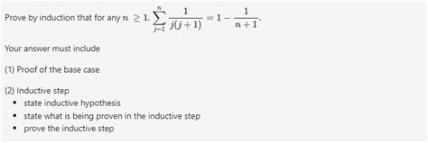 Solved Prove By Induction That For Any Chegg