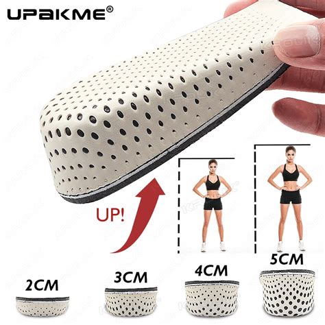Height Increase Half Shoe Insoles Heel Insert Sports Shoes Pad Cushion