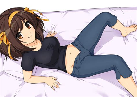 Suzumiya Haruhi Suzumiya Haruhi No Yuuutsu Drawn By Haruhisky Danbooru