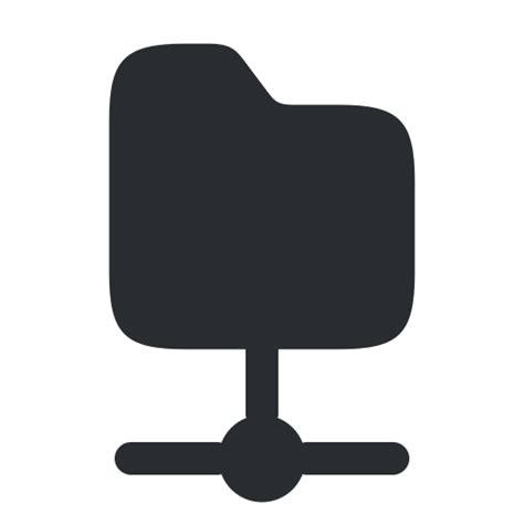 Ordner Verbindung Benutzeroberfläche und Gesten Symbole