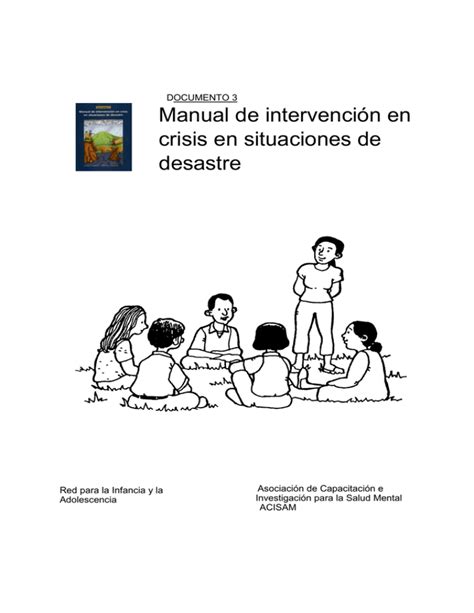 Manual de intervención en crisis en situaciones de desastre