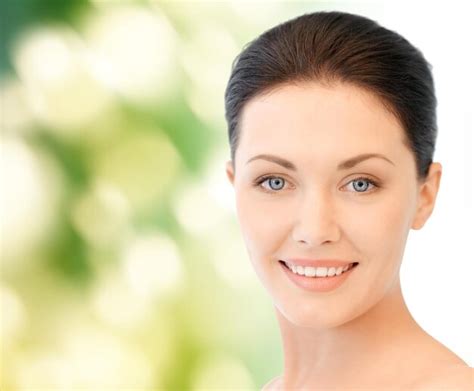 Concepto De Belleza Personas Y Salud Hermosa Cara De Mujer Joven