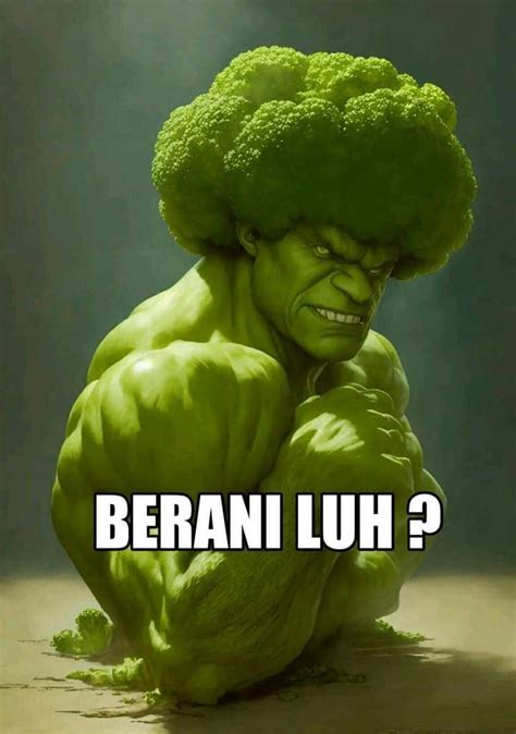 11 Meme Kocak Brokoli Gak Santai Lawan Dari Meme Santai Dul