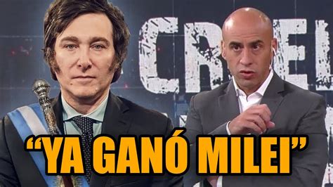 GANÓ MILEI El Pelado Trebucq IMPRESIONADO con el crecimiento de