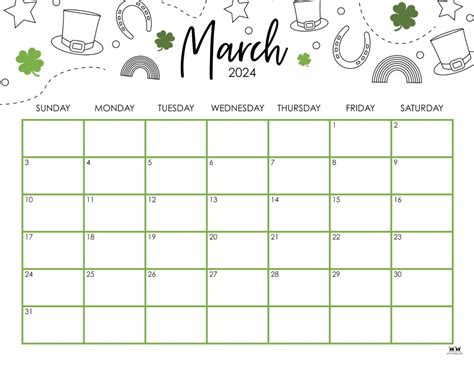 March 2024 Printable Calendar Printabulls Sonja Bertina
