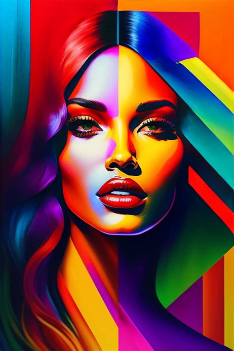 Abstract Portrait Painting Kerala Mural Painting Portrait Art Art