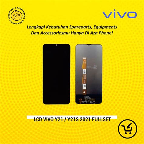 Jual Lcd Vivo Y21 Y21S 2020 2021 Black Fullset Touchscreen Shopee