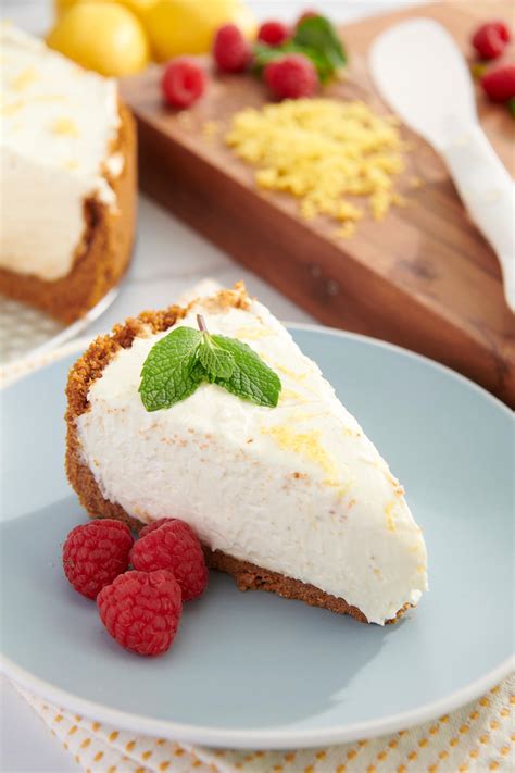 No Bake Lemon Cheesecake With Limoncello
