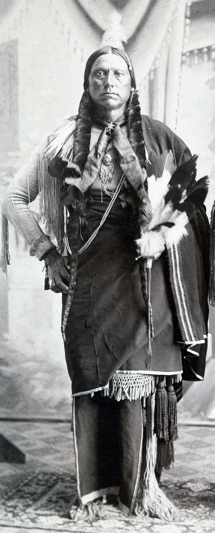 Comanche Chief Quanah Parker Circa 1890 He Was Comanche War Leader Of