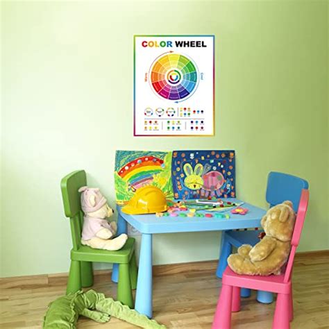 Geyee Color Wheel Poster Circle Chart Color Wheels For The Artist 16 X