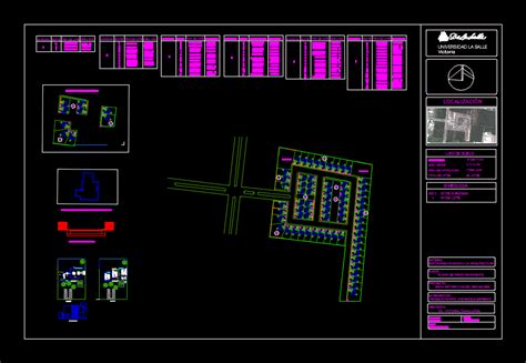 Plano De Fraccionamiento En DWG 2 83 MB Librería CAD
