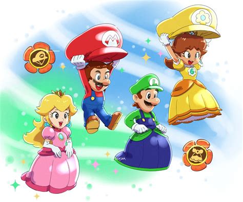Princess Peach Mario Luigi And Princess Daisy Mario And More