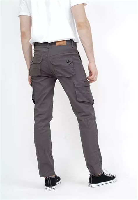Jual House Of Cuff Celana Panjang Kargo Pria Slim Fit Cargo Pants
