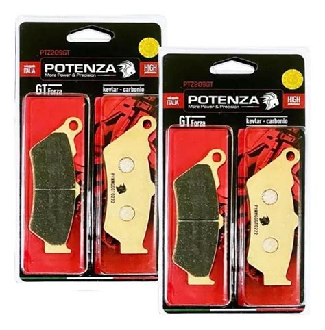 Par Pastilha Freio Bmw F 800 F800 Gs Potenza Dianteira Frete grátis