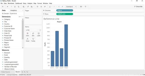 Tableau Add Line To Bar Chart Minga