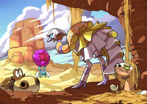 Hippopotas Hippopotas Espathra Silicobra And Rabsca Pokemon Drawn