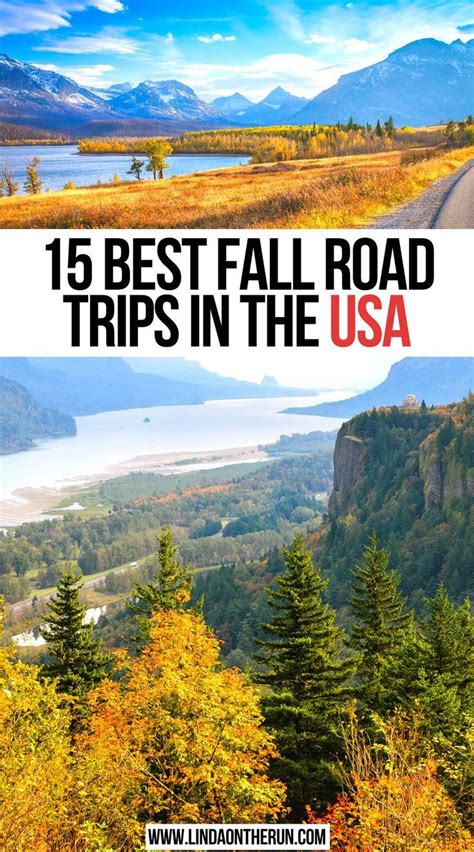 15 Best Fall Road Trips In The USA Fall Foliage Road Trips Fall Road