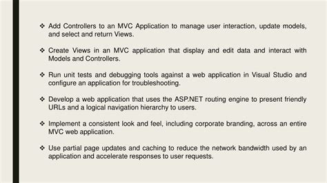 PPT 20486 Developing ASP NET MVC 5 Web Applications PowerPoint