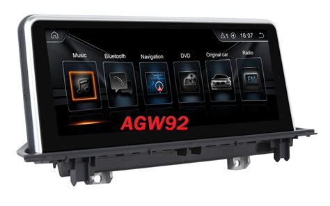 Autoradio AGW92 GPS WIFI Android 10 DVD CD Bluetooth USB SD Pour BMW X1