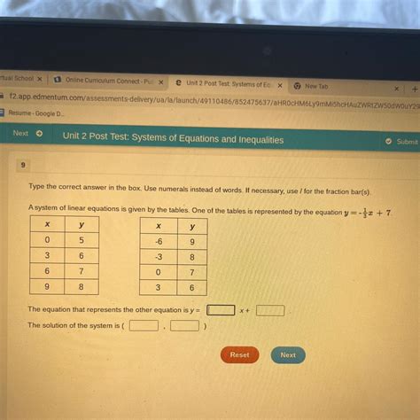 type the correct answer in the box use numerals instead of words if necessary use for the