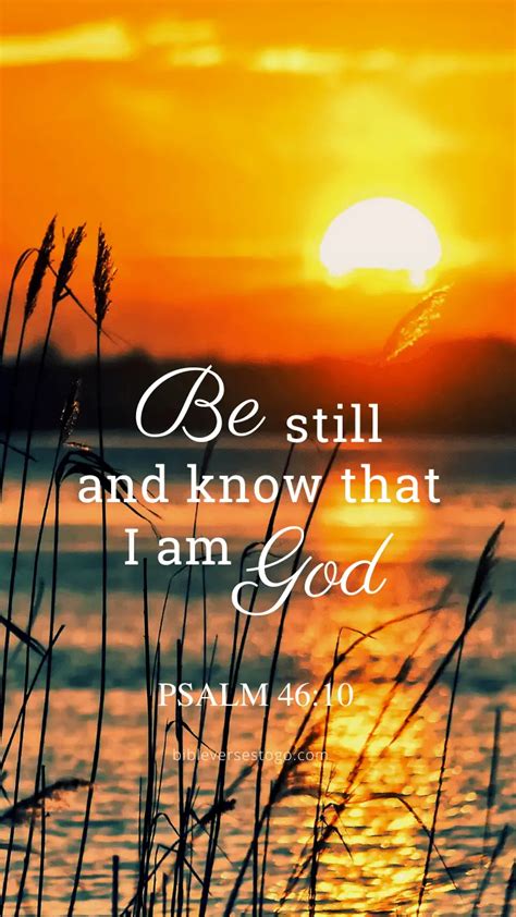 Sunrise Psalm 46 10 Encouraging Bible Verses