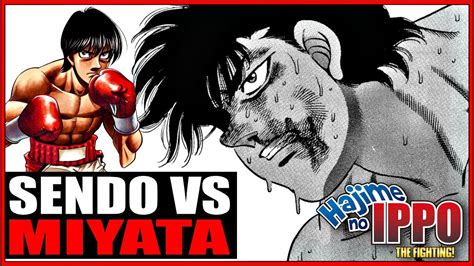 SENDO TAKESHI VS ICHIRO MIYATA QUIÉN GANARÍA HAJIME NO IPPO YouTube