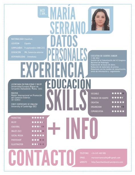 Pin En CURRICULUMS Creativos