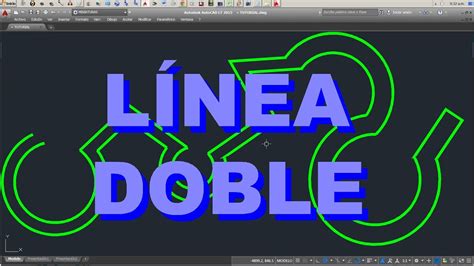 Como Dibujar L Neas Dobles En Autocad Youtube
