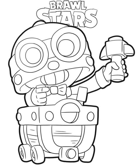 Coloriage De Brawl Stars