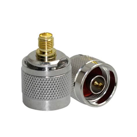 N Male Jack To SMA Female Plug RF Coaxial Adapter