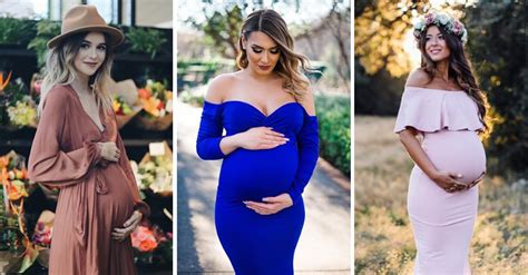 Vestidos de baby shower para celebrar la llegada de tu bebé Moda y Estilo
