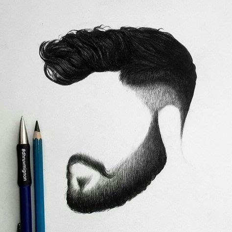 Pingl Par Blessed Sur Beard Dessin Coiffure