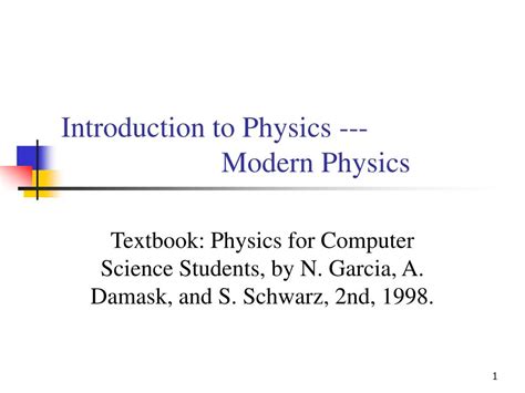 ppt introduction to physics modern physics powerpoint presentation id 6033894