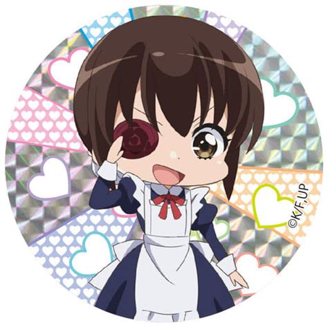 駿河屋 鴨居つばめ 右手上げ うちのメイドがウザすぎる ホログラムトレーディング缶バッジバッジピンズ