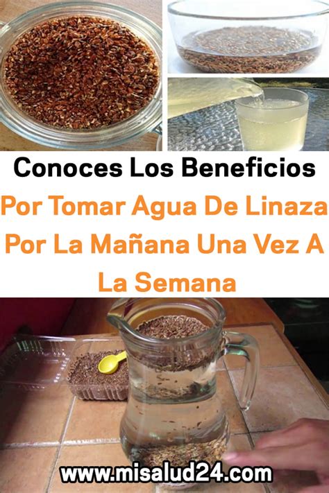 Conoces Los Beneficios Por Tomar Agua De Linaza Por La Mañana Una Vez A