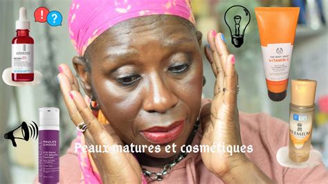 Peaux matures 3 ingrédients phares à privilégier dans vos cosmétiques
