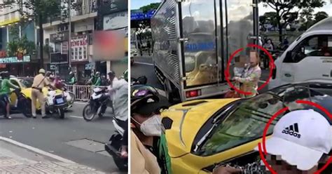 Vụ siêu xe lùa qua mặt cảnh sát khi bị bắt vi phạm Khai vì con bị