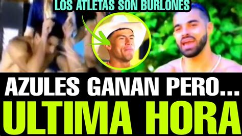 ÚLTIMA HORA AZULES GANAN HOY ATLETAS BURLONES PRODUCCIÓN LOS