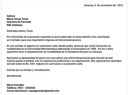 Ejemplo De Carta Formal Para Solicitar Trabajo Ejemplos De