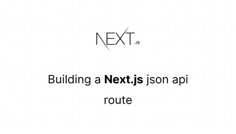 github developerayo nextjs json api route fire building a next js json api route