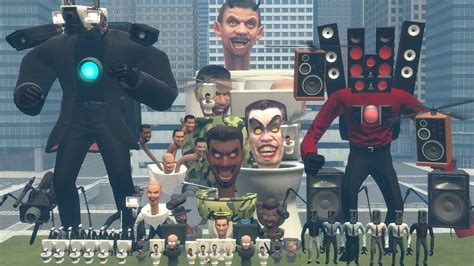 NEW TV MAN ARMY VS SKIBIDI TOILET VS CAMERAMAN ARMY VS SPEAKERMAN